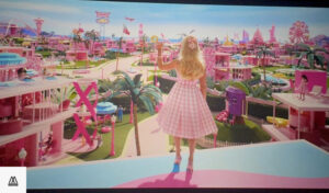 First look of Margot Robbie At the Barbie trailer In Bikini Outfit ...