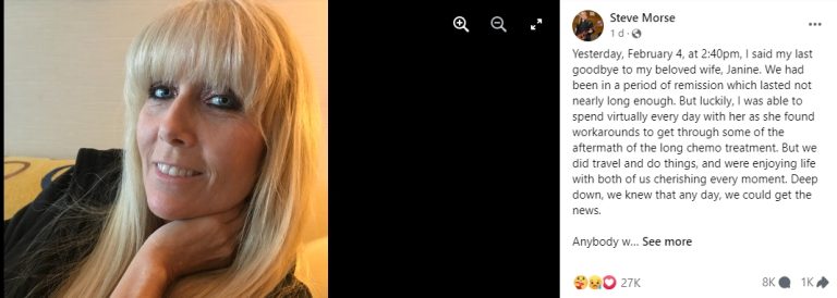 Janine Morse Cause of Death and Obituary: How did Janine Morse Die? – MACG Magazine