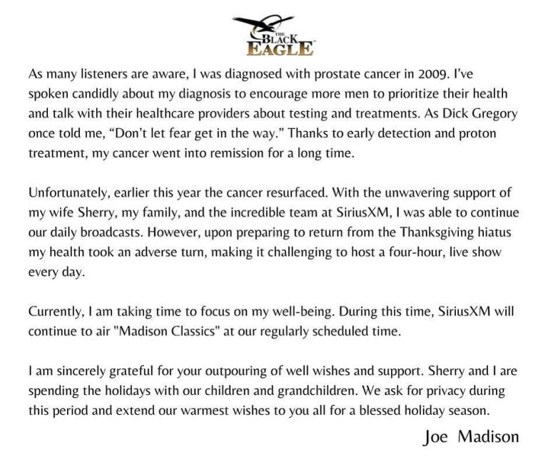 Joe Madison Cause Of Death and Obituary: Who is Joe Madison Wife ...